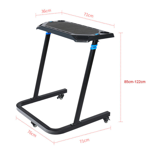 Adjustable Bike Trainer Fitness Desk Portable Workstation Standing Des ...